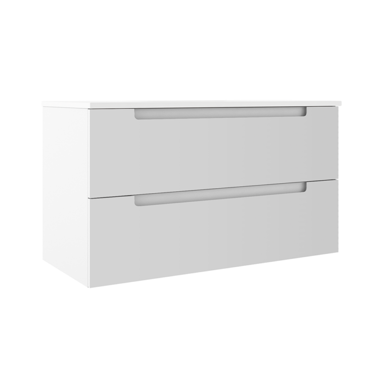 Coda 36" Two Drawer Wall-Mounted Vanity - ICO Bath