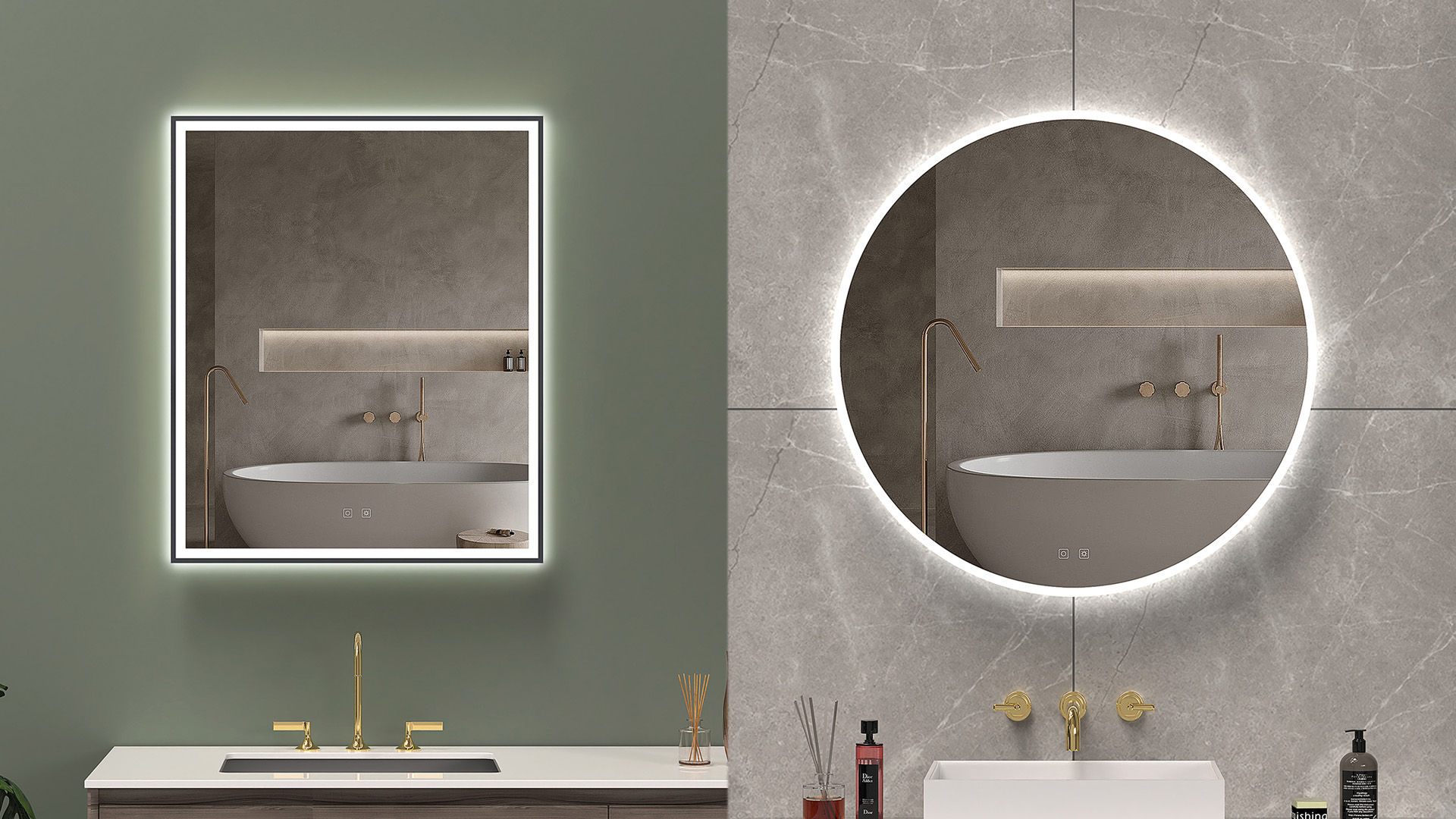 5 Reasons Why LED Mirrors Are Essential in Modern Bathrooms - ICO Bath