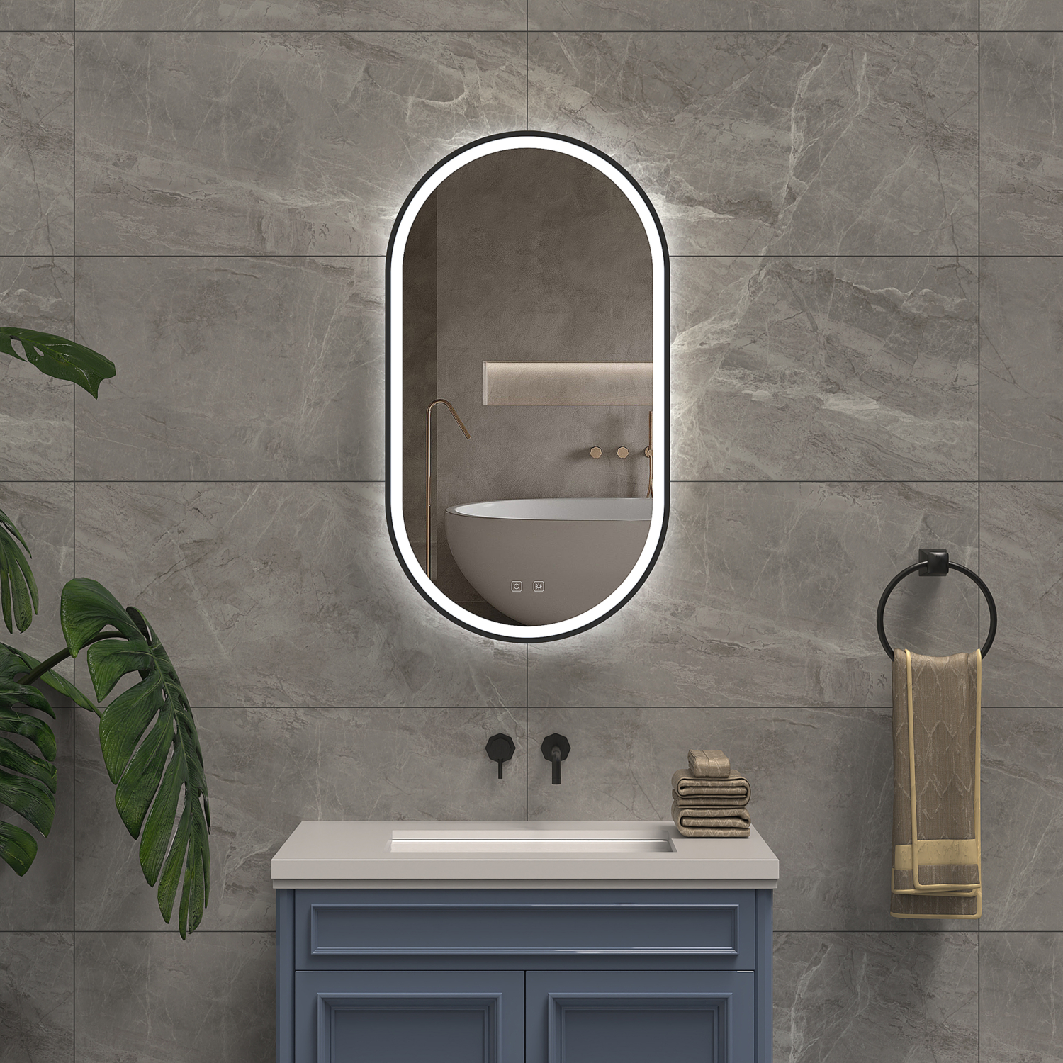 Kiara LED Mirror - ICO Bath